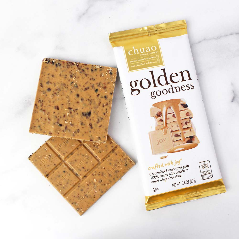 Chuao Chocolatier Golden Goodness Bar | Farm Fresh To You