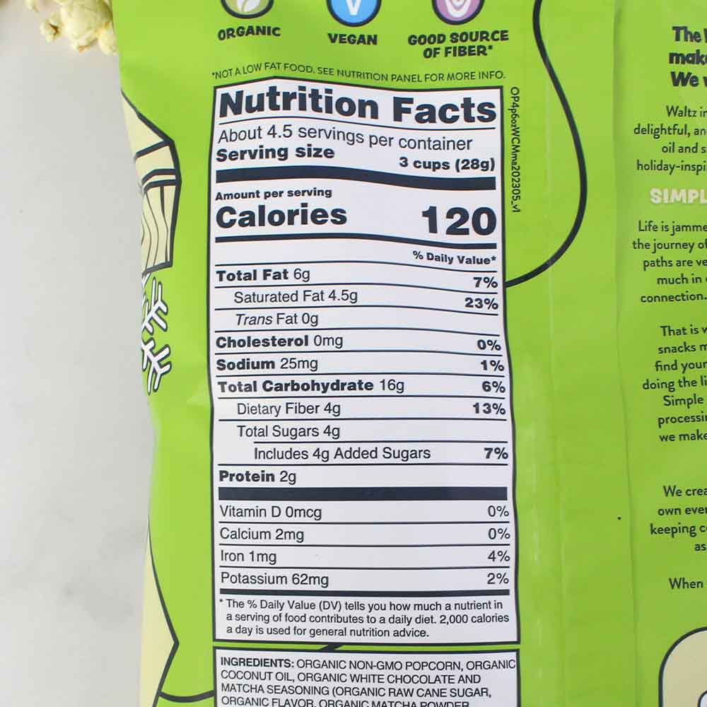 Lesser Evil Organic White Chocolate Matcha Popcorn | Farm Fresh To You