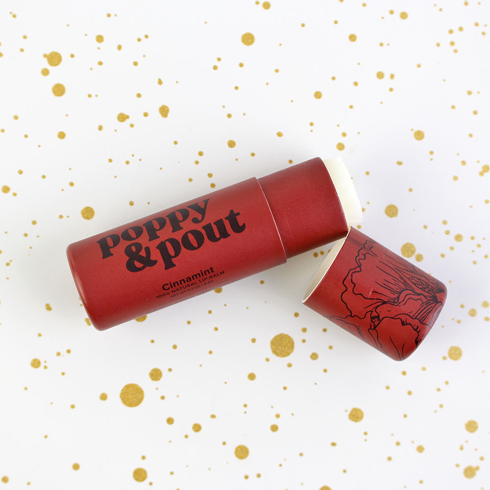 Poppy & Pout Cinnamint Lip Balm | Farm Fresh To You