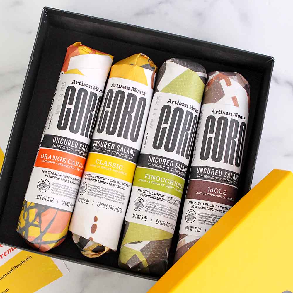 Coro Foods Flagship Salami Gift Box Collection | Farm Fresh To You