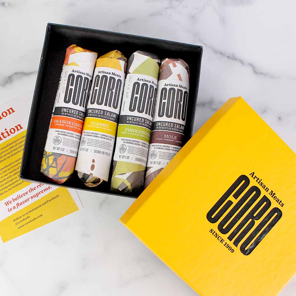 Coro Foods Flagship Salami Gift Box Collection | Farm Fresh To You