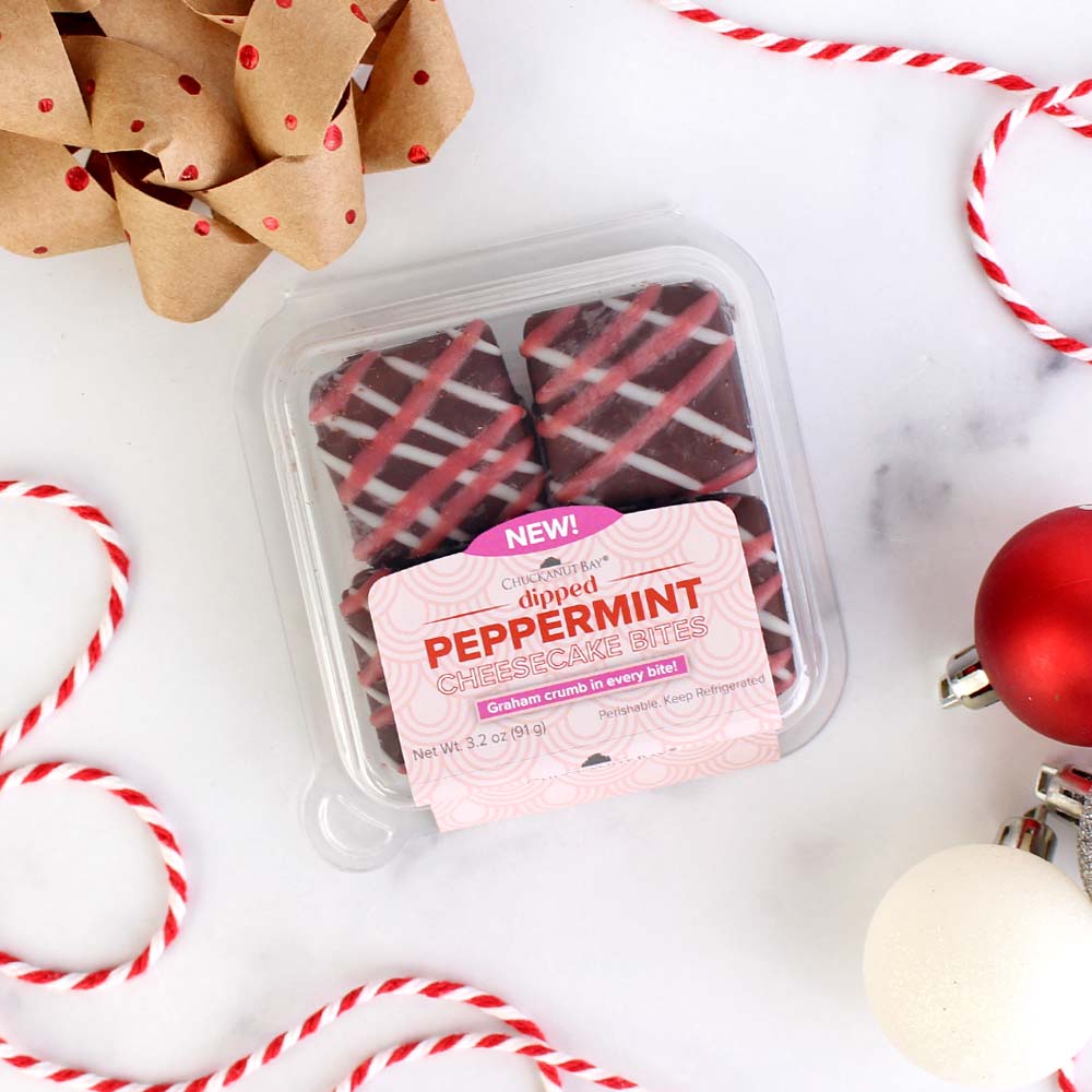 Chuckanut Bay Peppermint Cheesecake Bites | Farm Fresh To You
