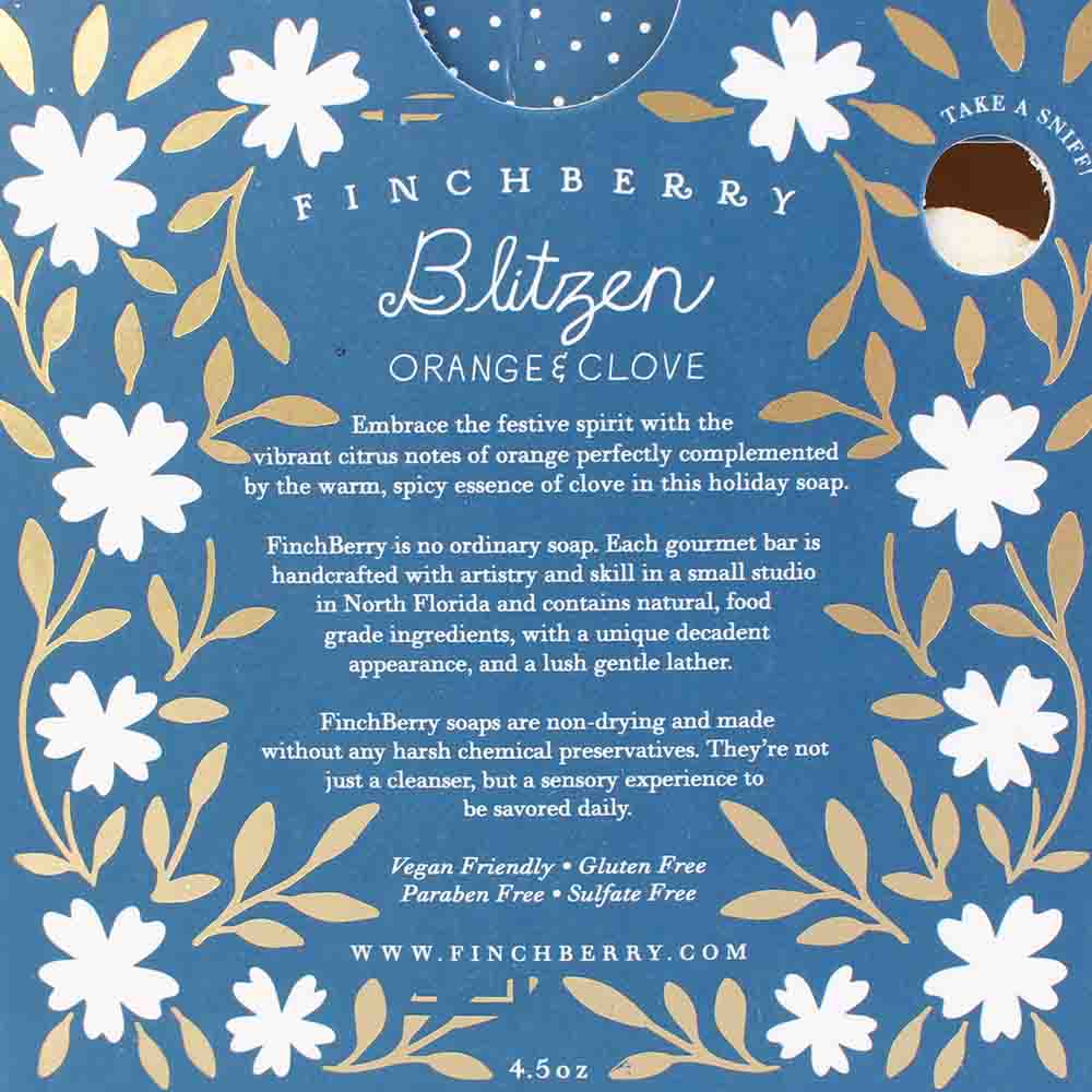 Finchberry Blitzen, Handcrafted Soap | Farm Fresh To You